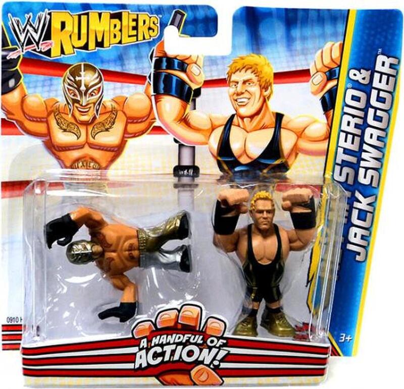 WWE Mattel Rumblers Series 2 Rey Mysterio & Jack Swagger – Reign City ...