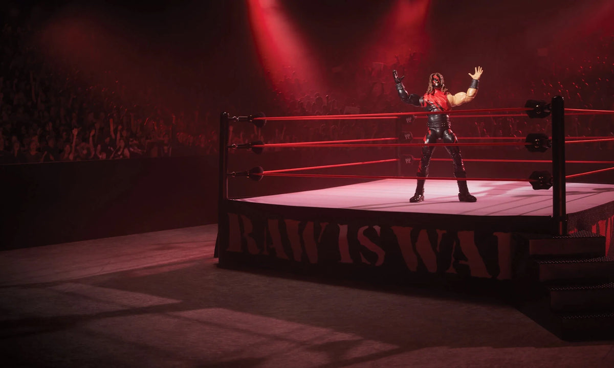 WWE Ultimate Edition Attitude Era Ring and Kane Figure – Reign City ...